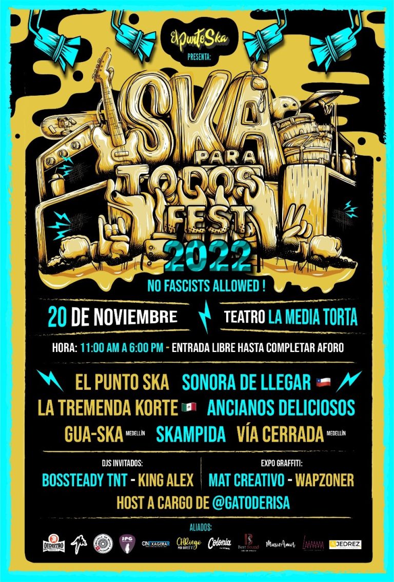 Se acerca el día para disfrutar de lo mejor del ska latinoamericano con el "Ska Para Todos Fest ...